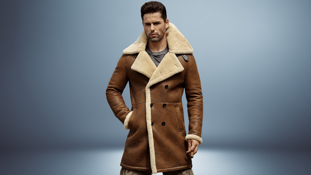 Top 10 Best Men’s Shearling Leather Coats – Winter is Coming – Moto ...